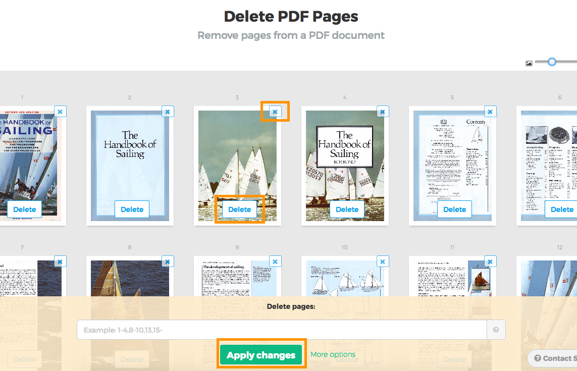 Delete pages from your PDF online Delete pages from your PDF online
